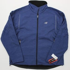 New Balance | Jackets & Coats | New Balance Softshell Jacket Blue Print ...